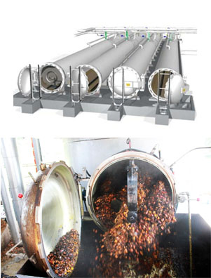 Palm fruit sterilizer machine for sale _Factory price vegetable oil machine